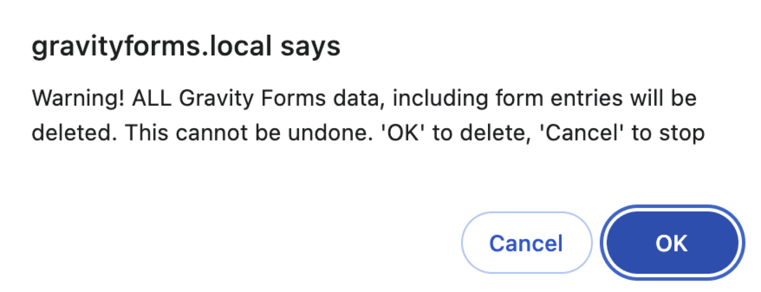 Uninstall Gravity Forms and Add-Ons - Gravity Forms Documentation